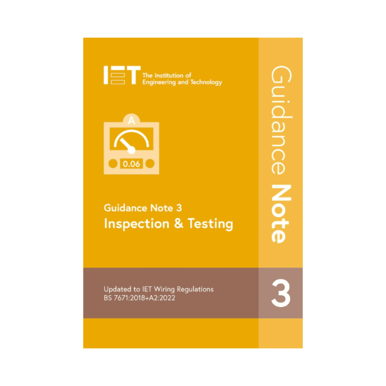 IET Guidance Note 3: Inspection & Testing 9th Edition - Test4Less