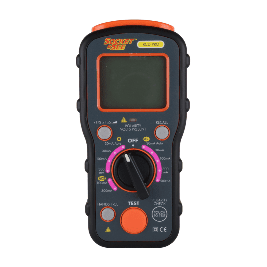 Socket & See RCD PRO Professional RCD Tester - Test4Less